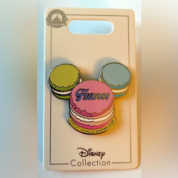 Disney | Accessories | Disney Epcot France Macaroon Cookies Mickey Head ...